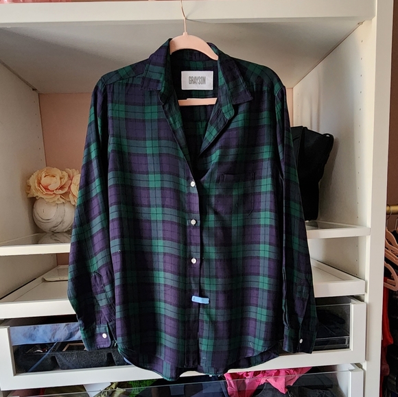 Greyson | Tops | Grayson Hero Plaid Button Up Liquid Flannel | Poshmark